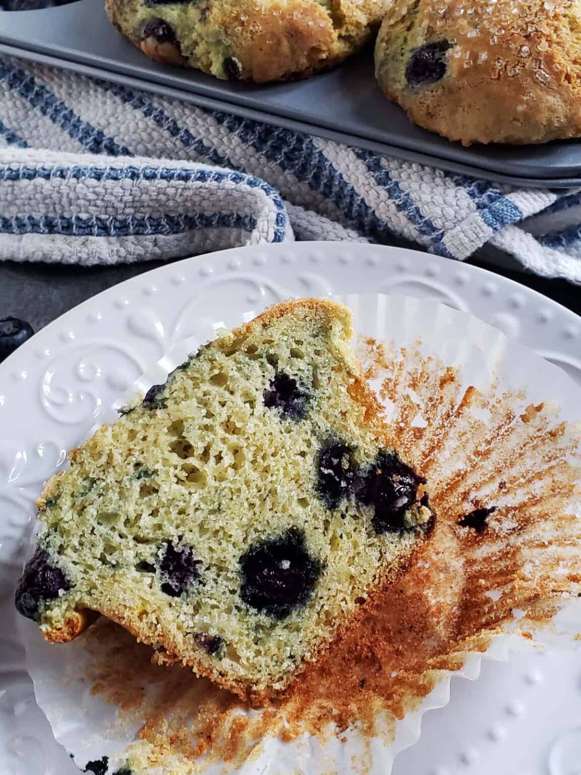 Copycat Jumbo Panera Blueberry Lemon Muffins - Raspberries and Kohlrabi