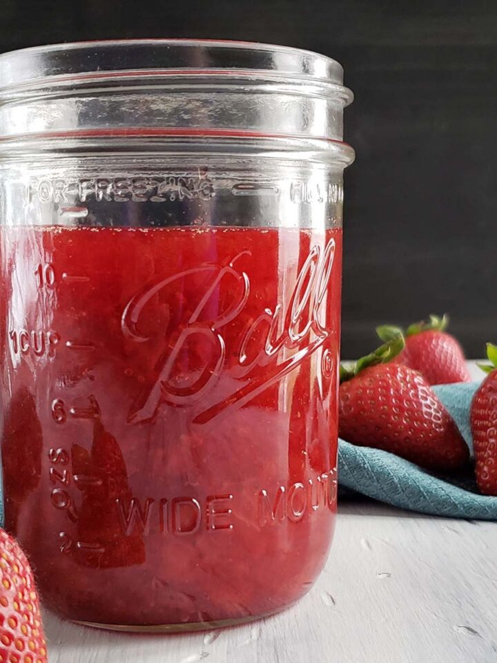 Roasted Strawberry Jam with Balsamic Vinegar