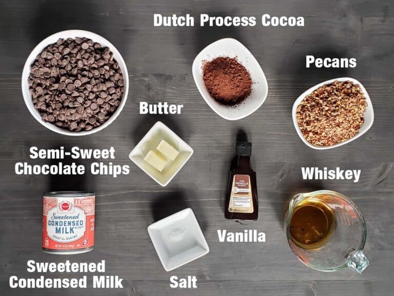 Easy Whiskey Fudge with Sweetened Condensed Milk