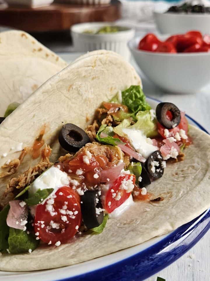 Leftover Pulled Pork Tacos