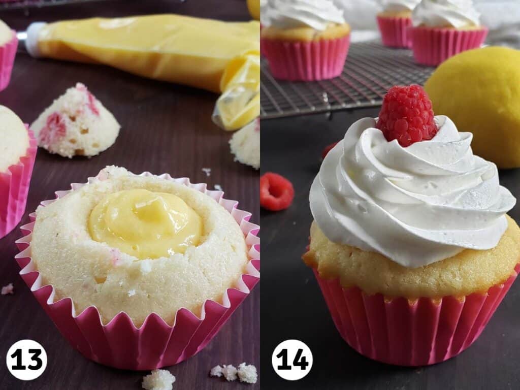 Easy Fresh Raspberry Cupcakes with Vanilla - Raspberries and Kohlrabi